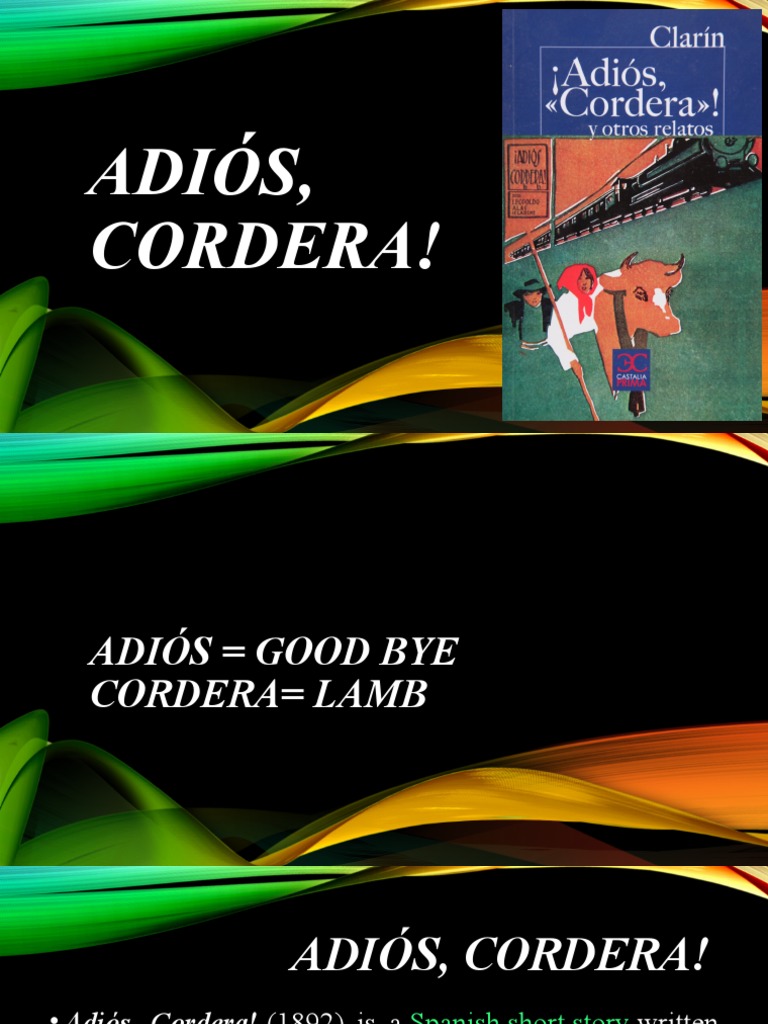 Adiós, Cordera! | PDF | Classics