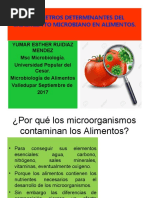 Factores Intrínsecos y Extrínsecos de Los Alimentos EJ 2023 | PDF | Agua | Alimentos