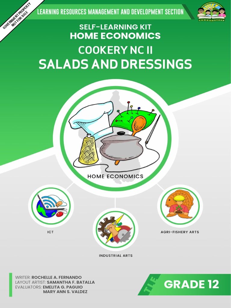 11-12 Cookery Salads and Dressings | PDF | Salad | Food And Drink