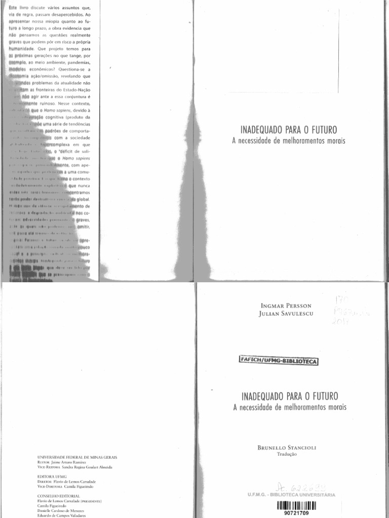 (Ingmar Persson, Julian Savulescu - Inadequado para o Futuro | PDF