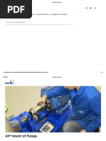 Pump Alignment Report Format | PDF