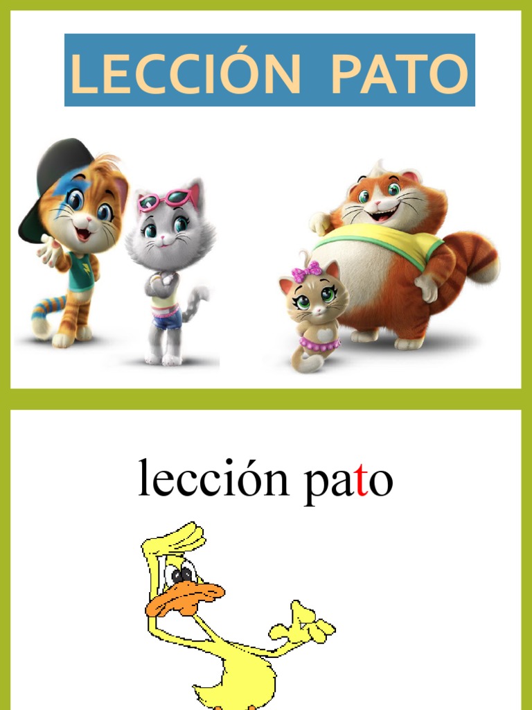 Leccion Pato | PDF