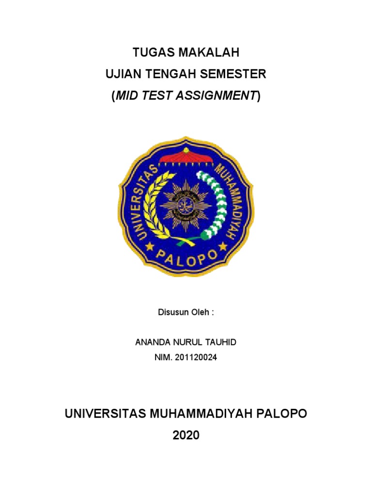 Mid Test Assignment Pdf