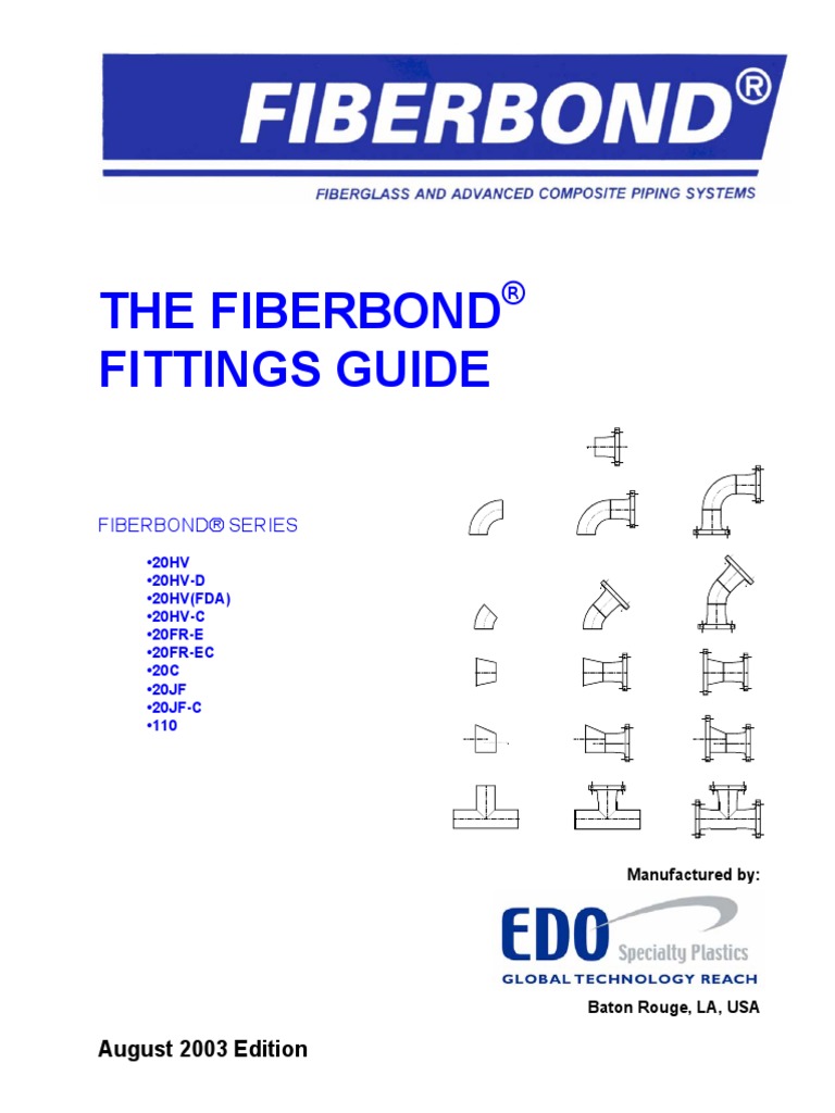 FRP-Fittings - Guide Fiberbond | PDF | Pipe (Fluid Conveyance) | Gas ...