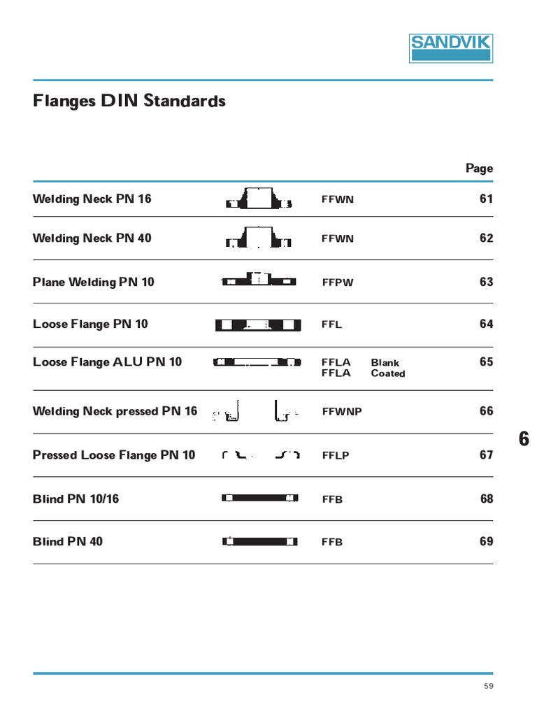 Flanges DIN Standards | PDF | Industrial Processes | Plumbing