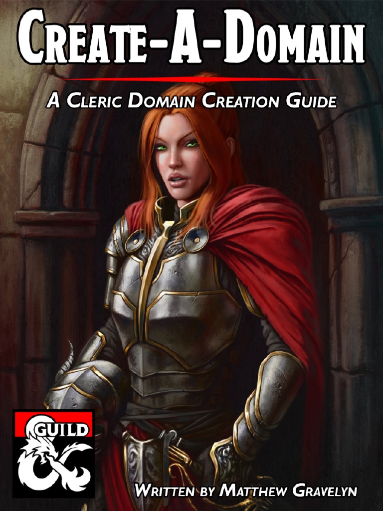 Cleric Domain Creation Guide | PDF | Dungeons & Dragons | Gary Gygax Games