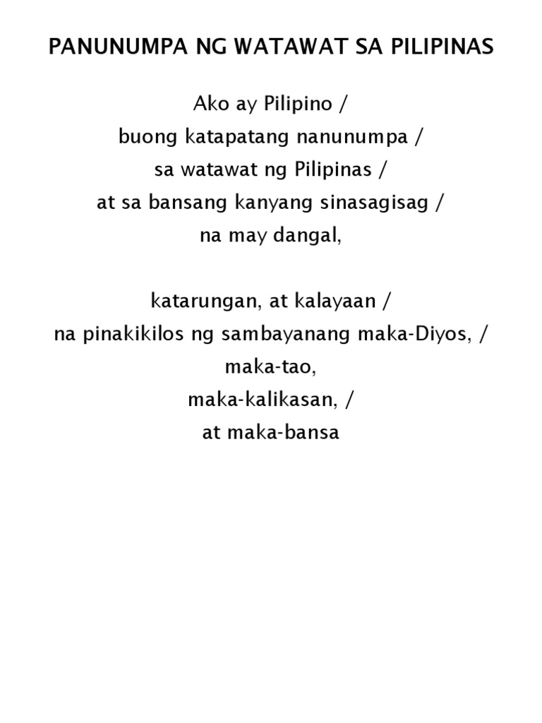 PANUNUMPA v. 2 1 | PDF