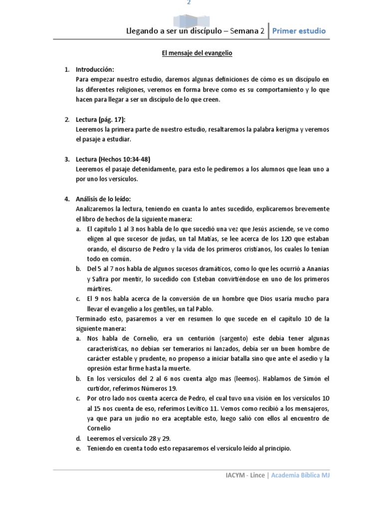 Llegando A Ser Un Discípulo - El Mensaje Del Evangelio | PDF | Ajedrez | Evangelios