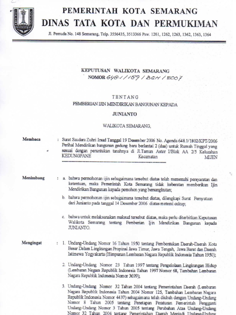 IMB DEMAK SHM No. 1622 | PDF