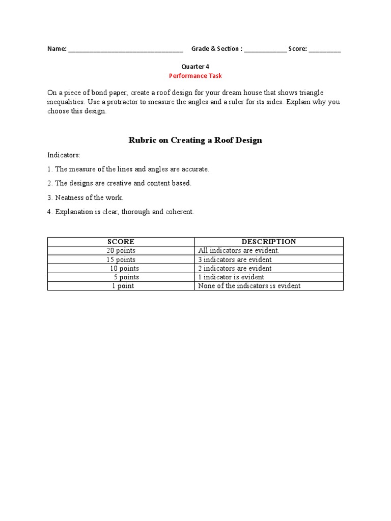 Q4 Performance Task | PDF