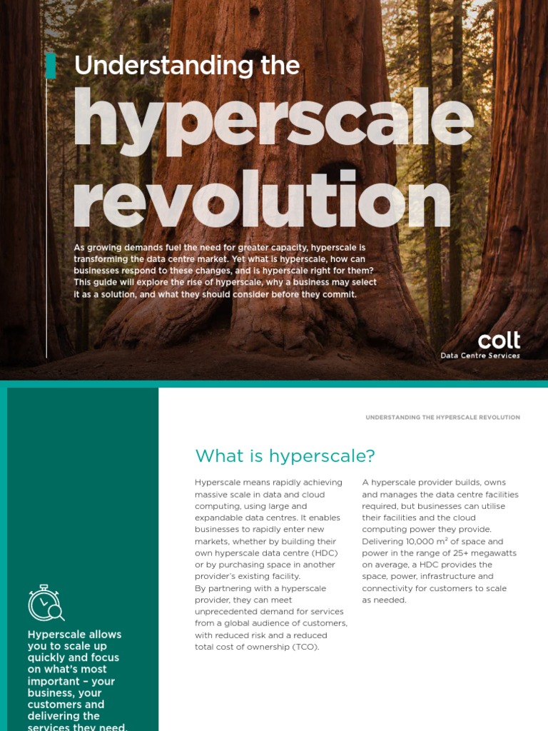 Understanding The: Hyperscale Revolution | PDF | Data Center | Cloud ...