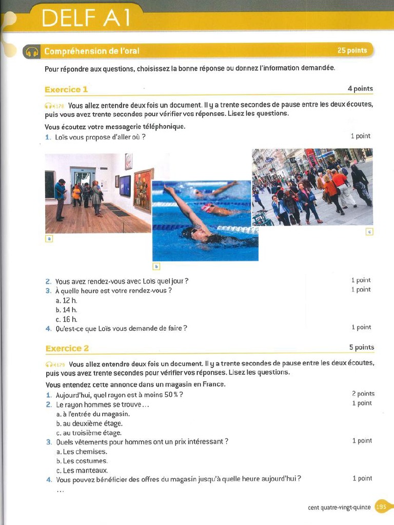 Cosmopolite-1 DELF A1 | PDF