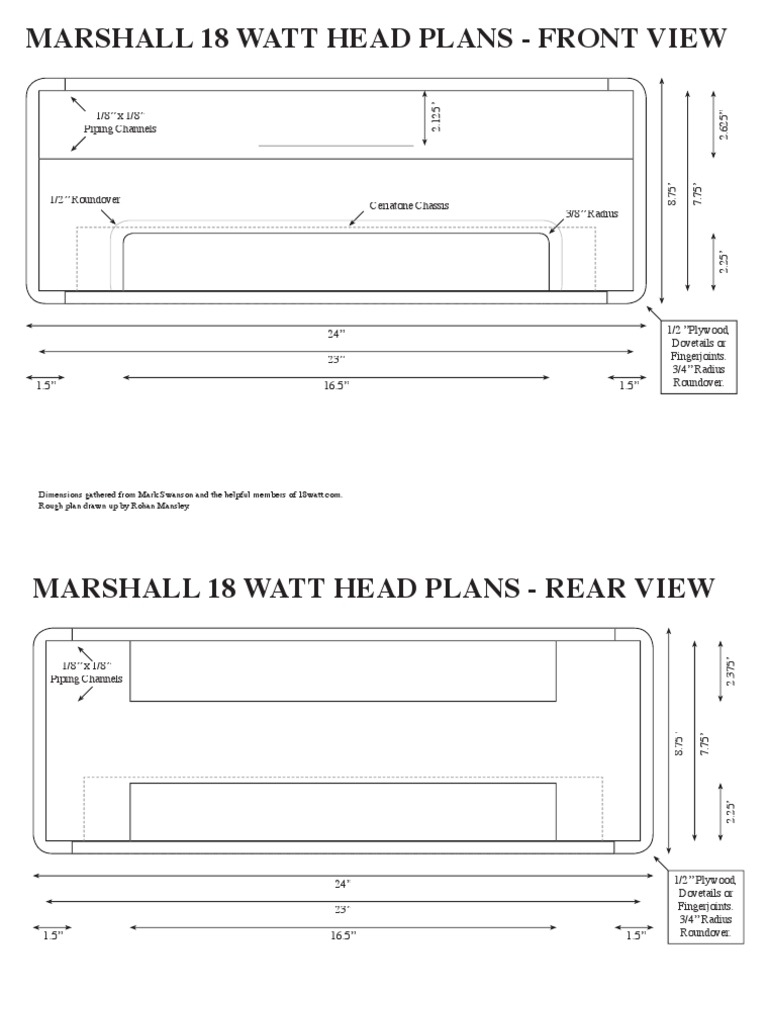 Marshall 18 Watt Head Cabinet | PDF | Car Body Styles | Vehicle Technology