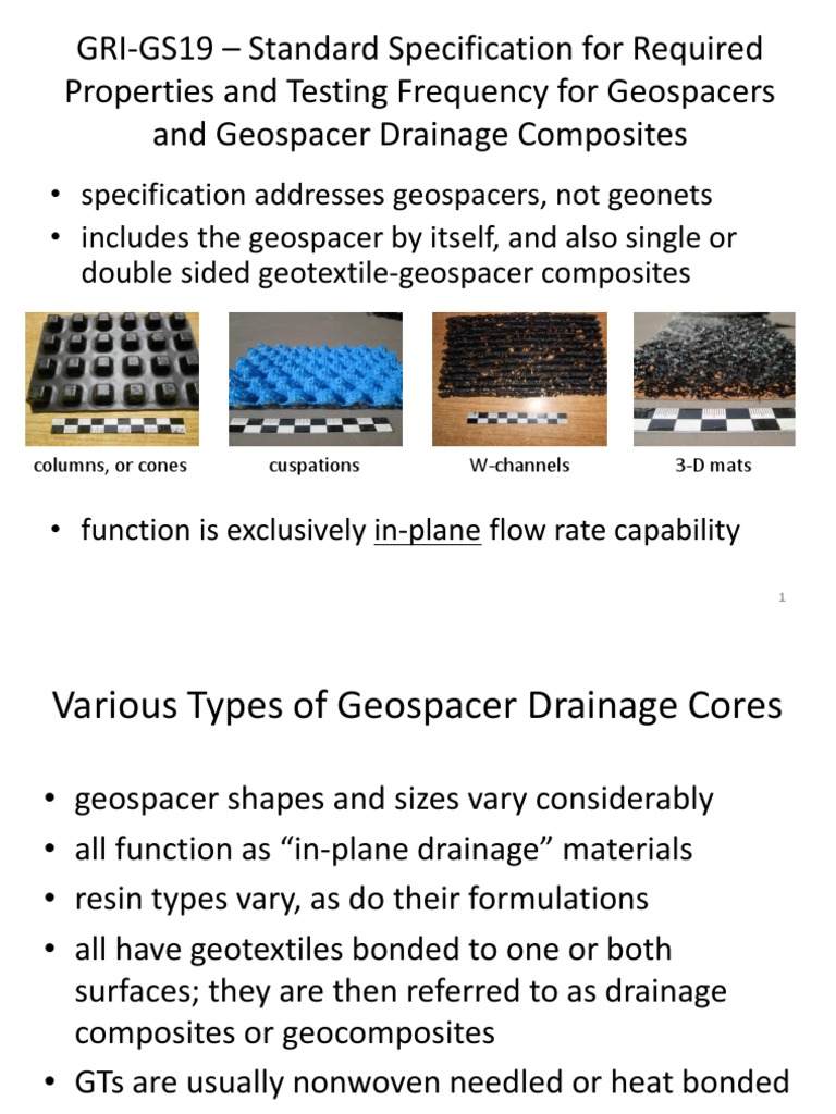 GRI-GS19 - Standard Specification For Required Properties and Testing ...