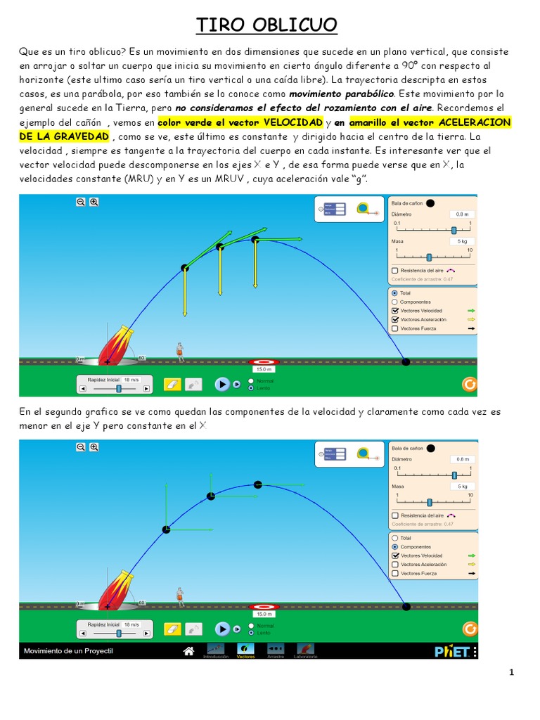 Guia Tiro Oblicuo PDF | PDF