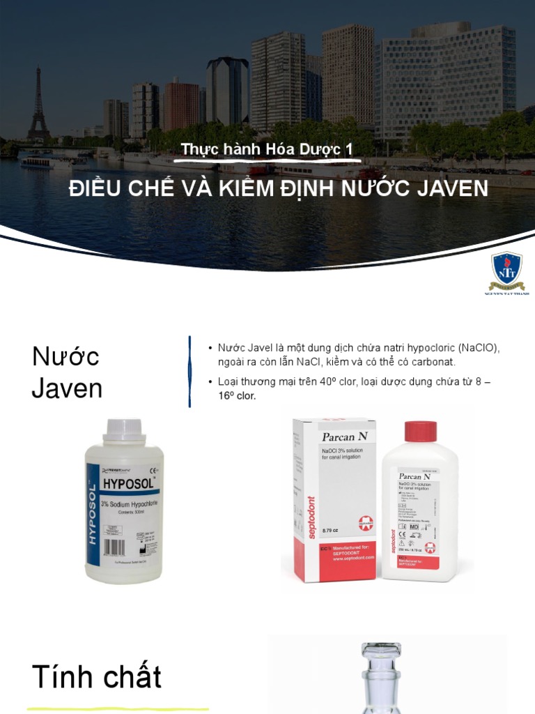 3. ĐIỀU CHẾ VÀ KIỂM ĐỊNH NƯỚC JAVEN | PDF