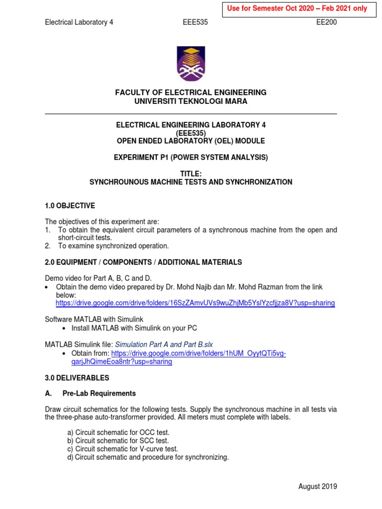 Faculty of Electrical Engineering Universiti Teknologi Mara: Simulation ...