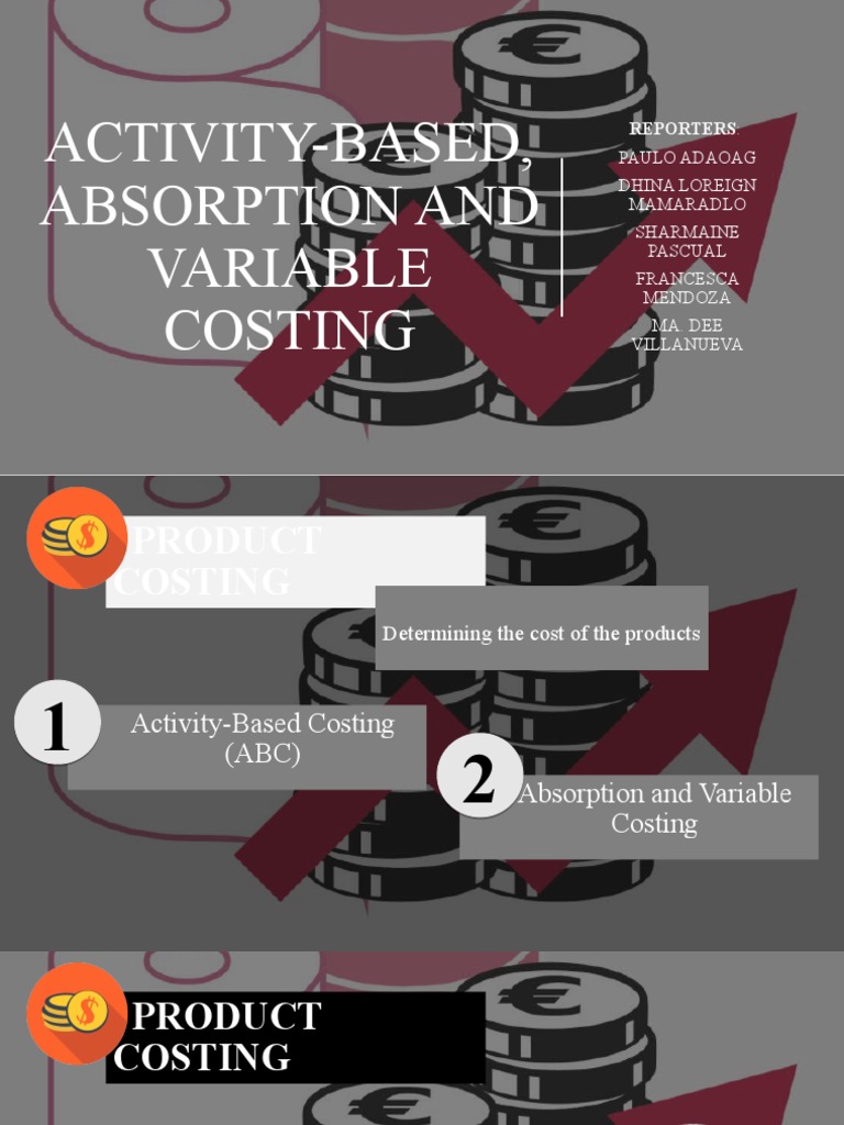Activity-Based, Absorption and Variable Costing | PDF | Cost Of Goods Sold | Inventory