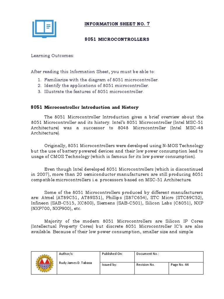 8051 Microcontroller | PDF | Microcontroller | Computer Hardware