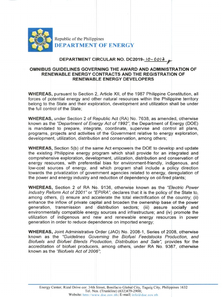 Omnibus Guidelines 2019 - 10-0013 | PDF