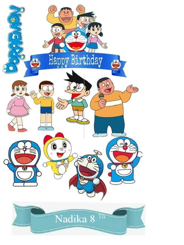 Cake Topper Doraemon | PDF
