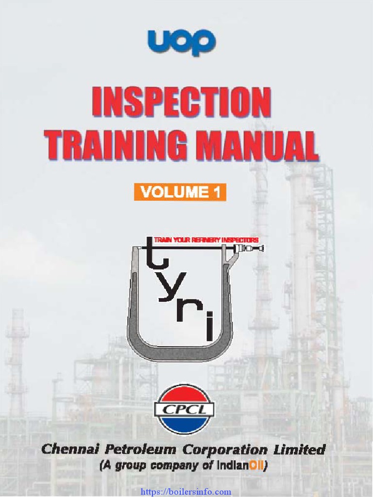 UOP Inspection Training Manual Volume 1 | PDF | Nondestructive Testing ...
