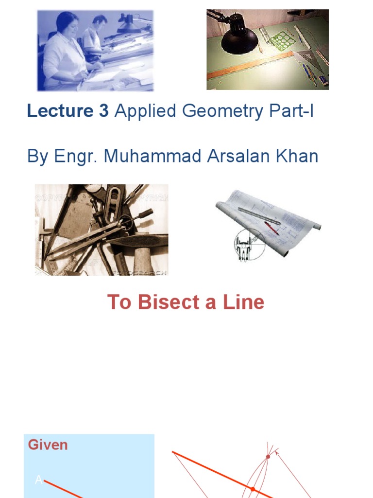 Week 3 Applied Geometry Part 1 | PDF | Perpendicular | Geometric Shapes