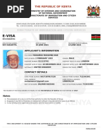 Malaysia eVISA Certificate - VIJAY | PDF