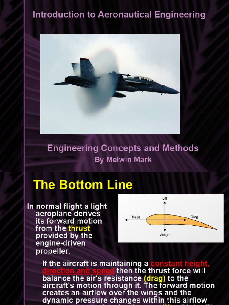 Introduction To Aeronautical - Engineering | PDF | Lift (Force) | Drag ...