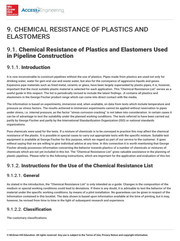 George Fischer Engineering Handbook - Chemical Resistance Plastics ...