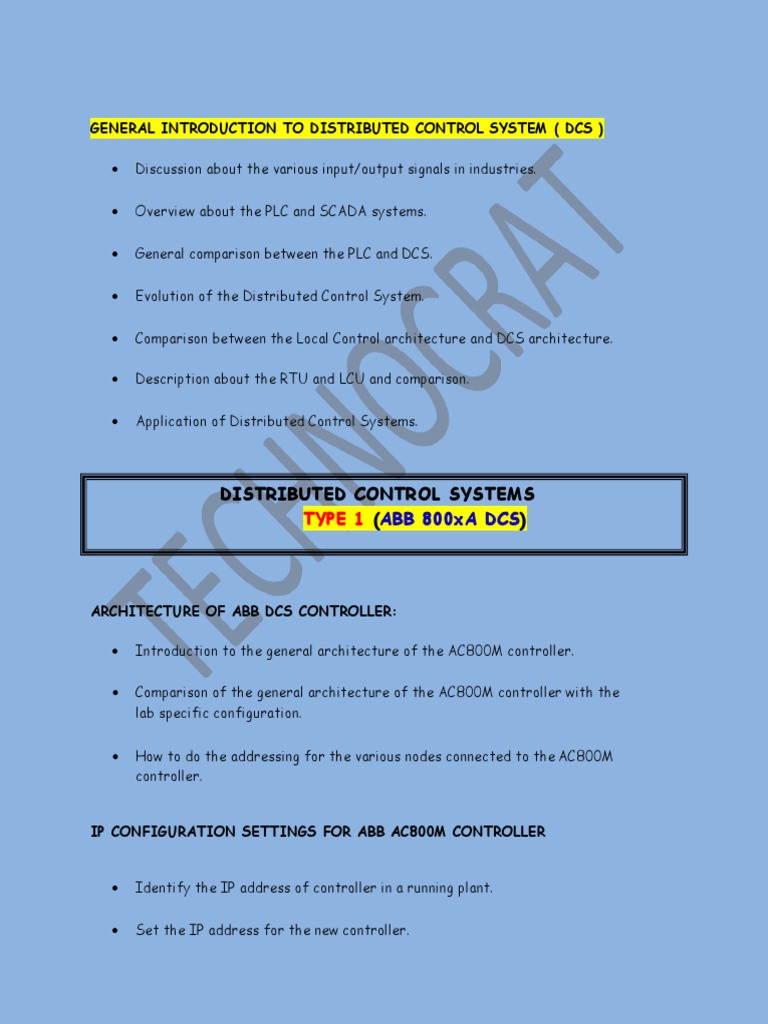 DCS & Industrial Communication Protocals & Configuration | Download Free PDF | Programmable ...