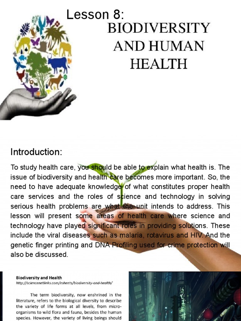 Biodiversity and Human Health | PDF | Biodiversity | Malaria
