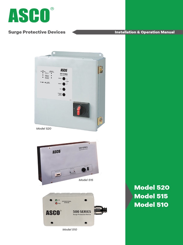 Asco Models 520 515 510 Installation Manual | PDF | Electrical Wiring ...