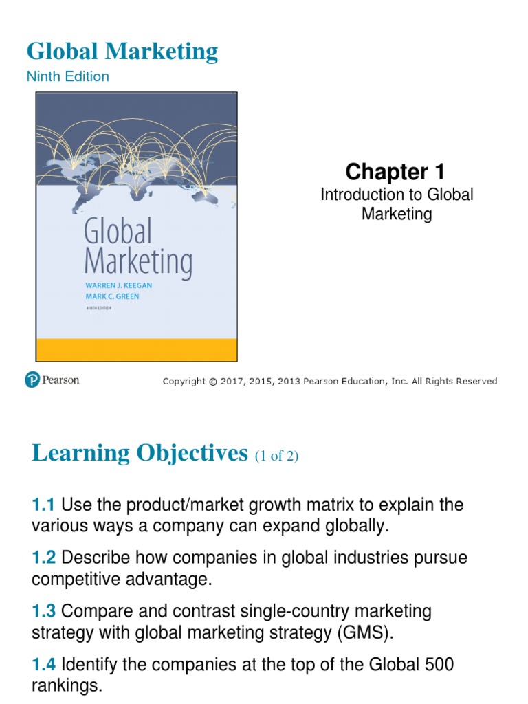 Global Marketing: Ninth Edition | PDF | Marketing | Competitive Advantage