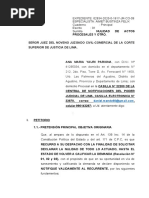 Modelo de Escrito Devolucion de Notificacion | PDF | Demanda judicial | Justicia