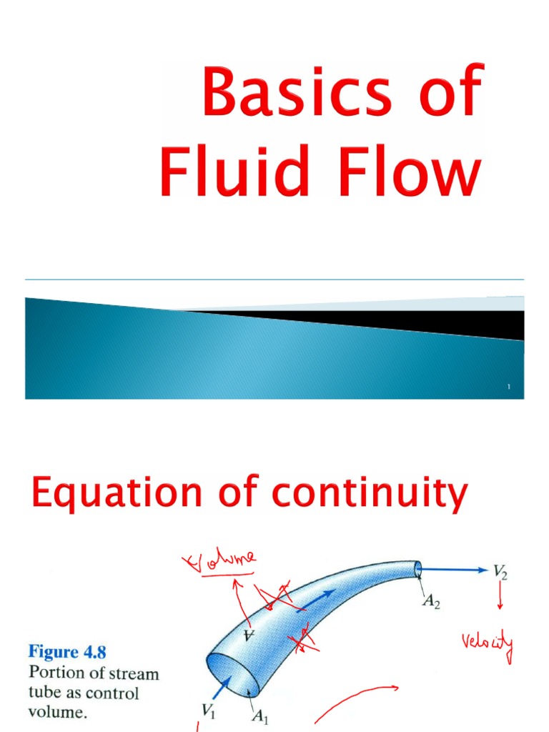 Basics of Fluid Flow-Part 2 | PDF | Science & Mathematics