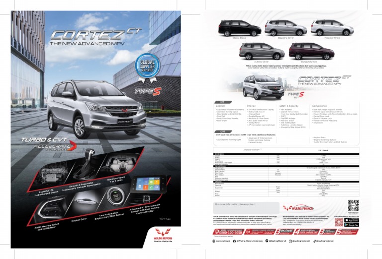 Brosur Wuling Cortez CT S 2021 | PDF