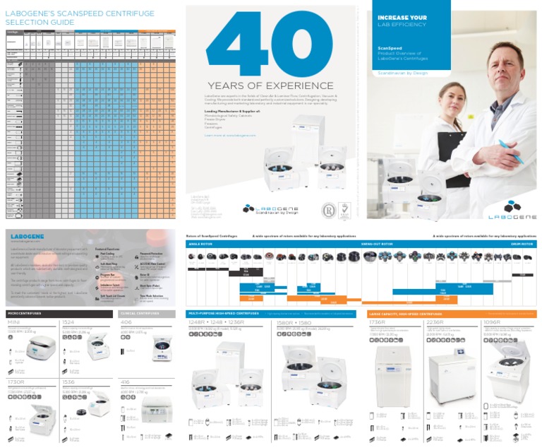 LaboGene ScanSpeed Centrifuge Guide | PDF | Equipment | Laboratories