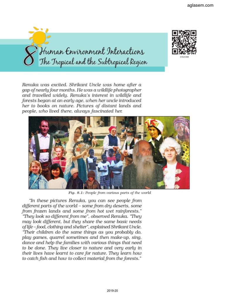 NCERT Book Class 7 Social Science Our Environment Chapter 8 Human ...