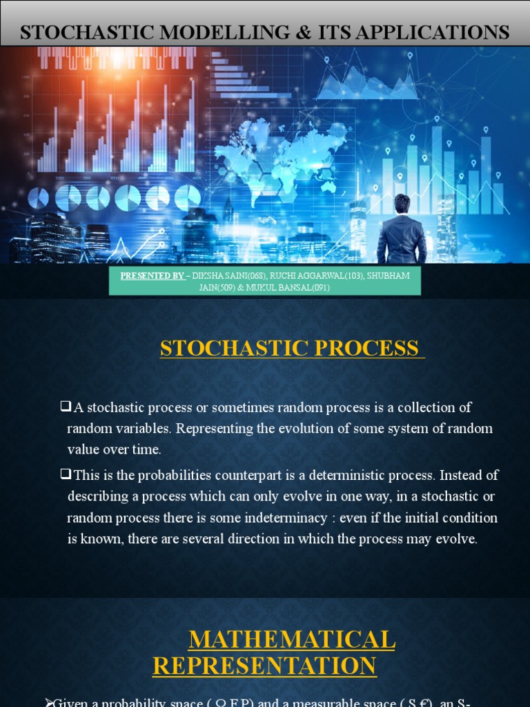 Stochastic Modelling & Its Applications | PDF | Stochastic Process ...