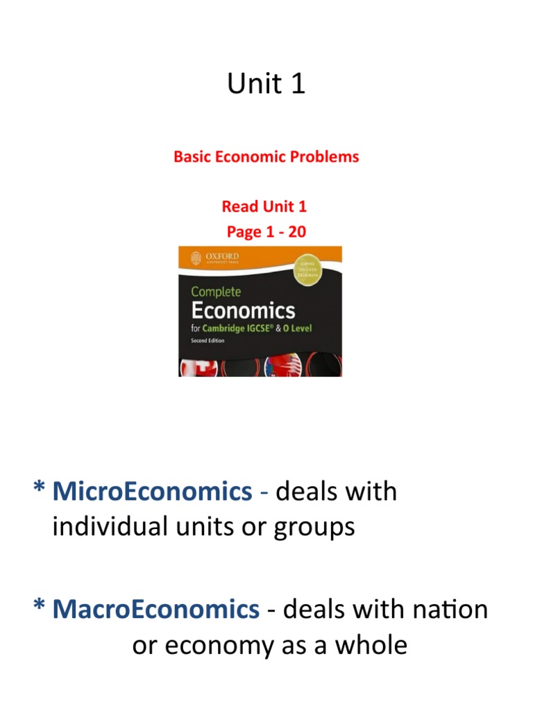 Understanding the Basic Economic Problem Through the Lens of Scarcity ...