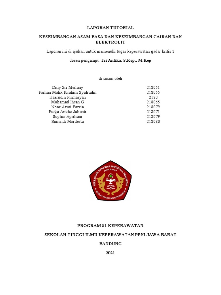 Laporan Tutorial | PDF