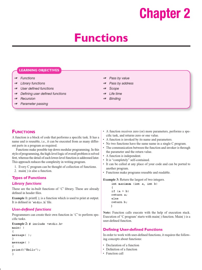 2 Function Download Free Pdf Scope Computer Science Subroutine