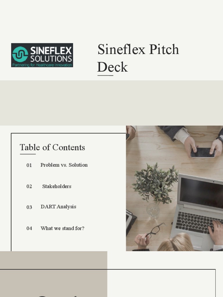 Sineflex Pitch Deck | PDF | Novartis | Health Care