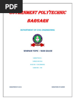 Delmade Rain Fall Record Chart | PDF