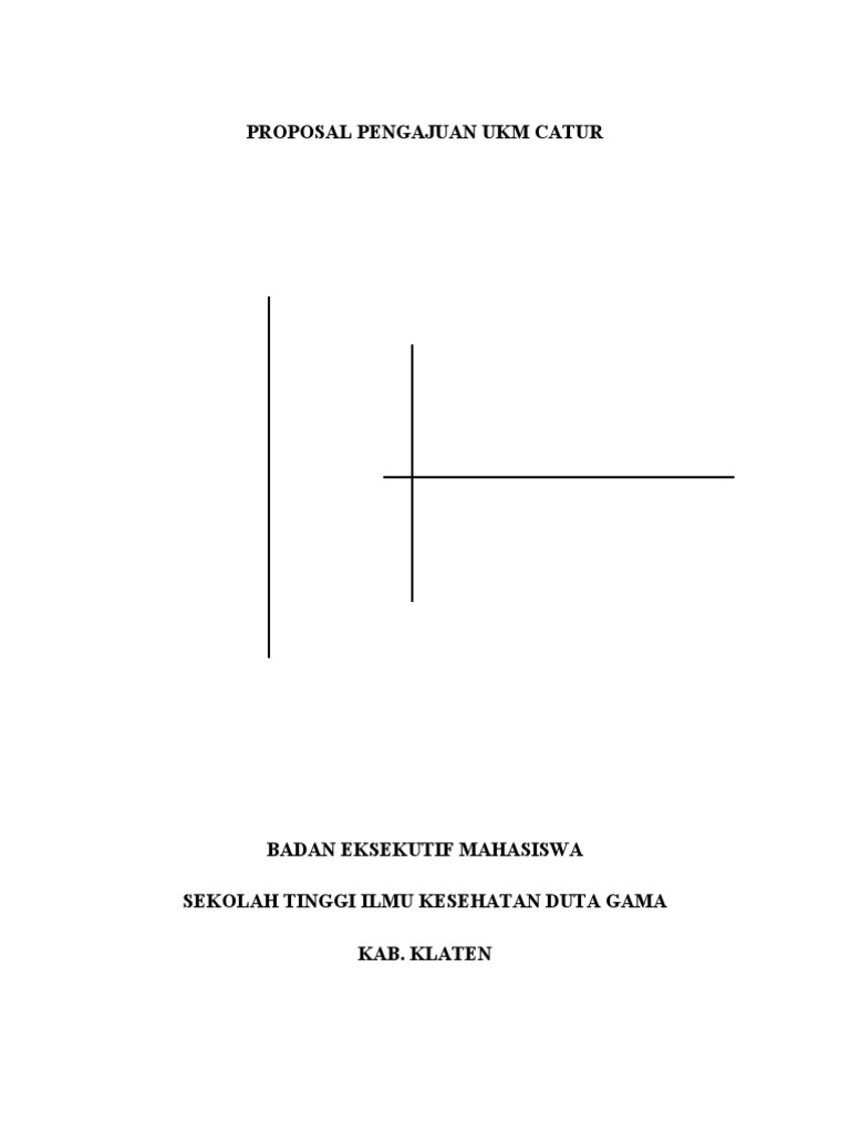 Proposal Pengajuan Ukm Catur | PDF