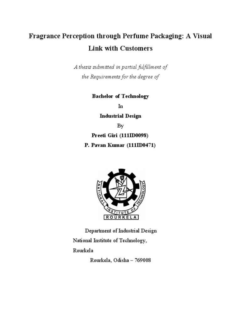 Fragrance Perception Through Perfume Packaging: A Visual Link With ...