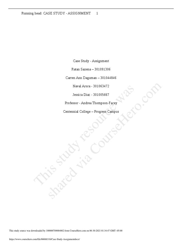 Case Study Assignment | PDF | Pay Pal | Payment System