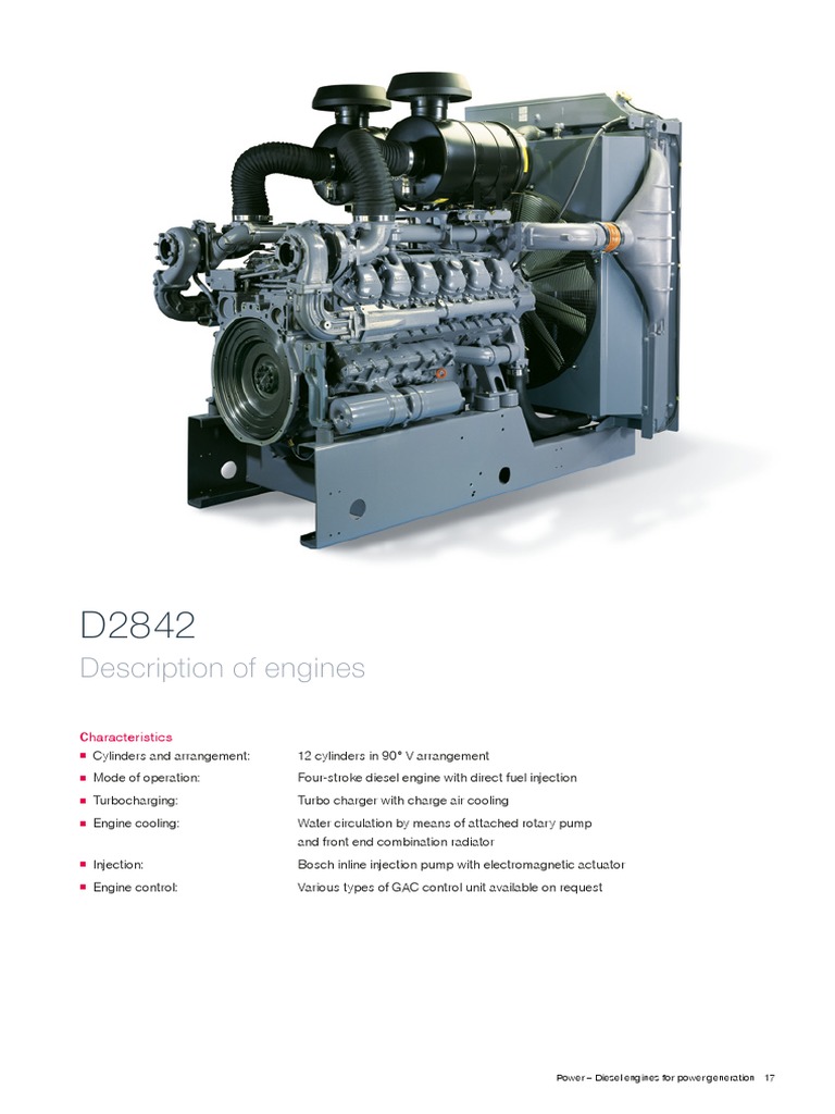 Description of Engines: Characteristics | PDF | Diesel Engine | Engines