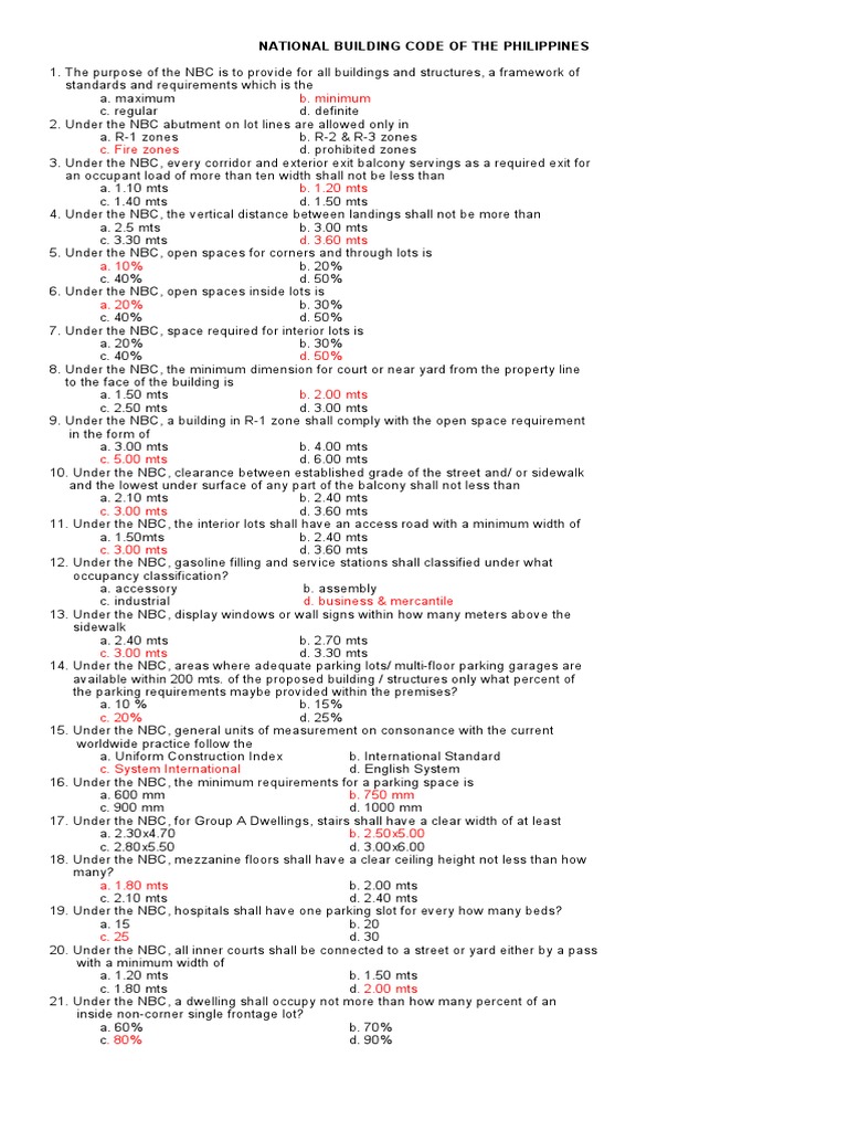 National Building Code of The Philippines | PDF | Fires | Building ...